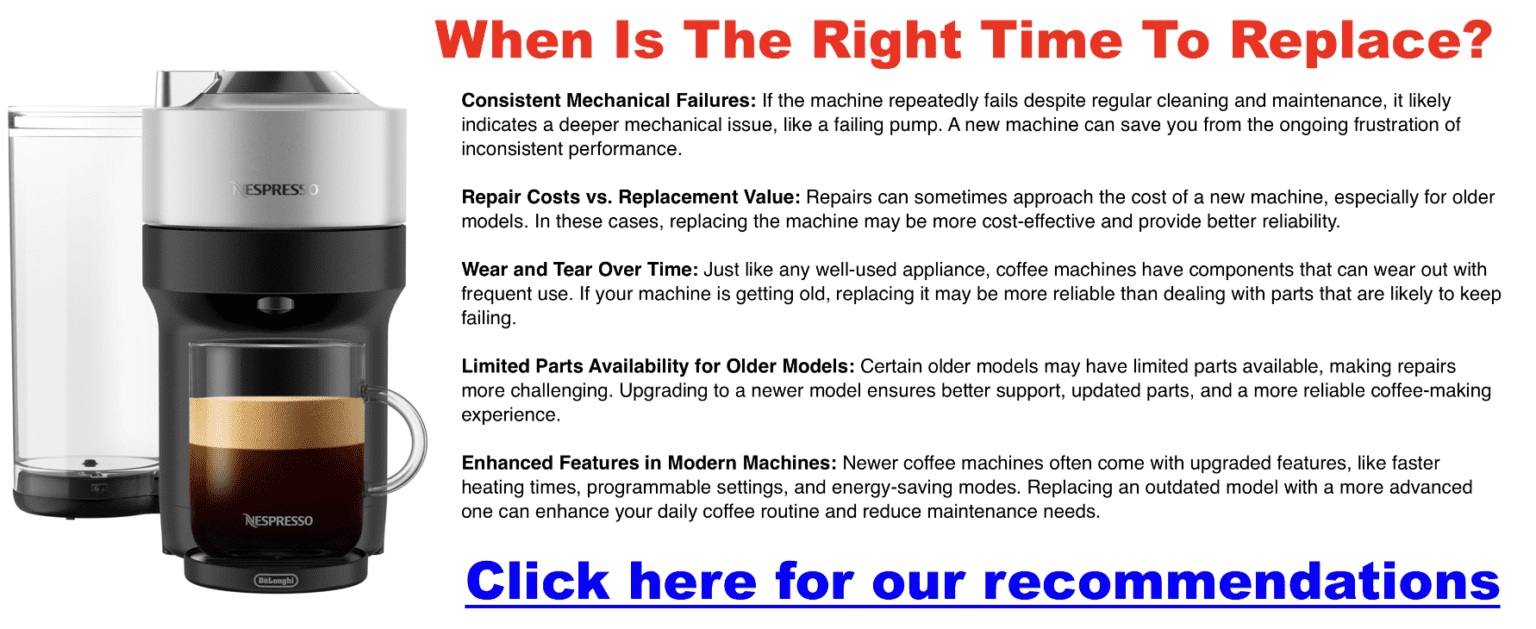 How To Diagnose a Nespresso That Won't Pump Water - Coffee In Touch